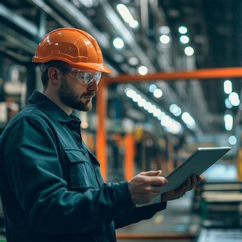 Image Of A Manager Implementing Lean Manufacturing Techniques Premium
