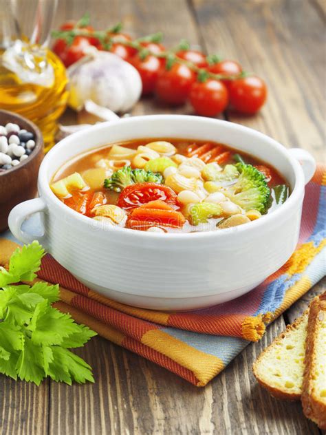 Minestrone Stock Image Image Of Pasta Table Healthy 38922927