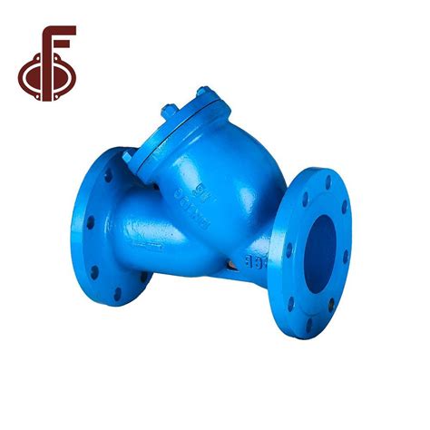 Ductile Iron Stainless Steel DN CE Certificate Double Flange Filtration Flange End Y Type