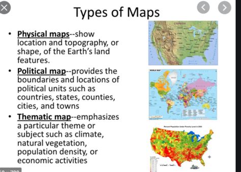 Review Quizlet 3 Types Of Maps Flashcards Quizlet