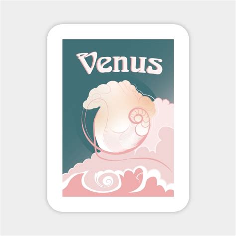 Venus Art Nouveau Space Travel Poster Space Travel Art Deco Sci Fi