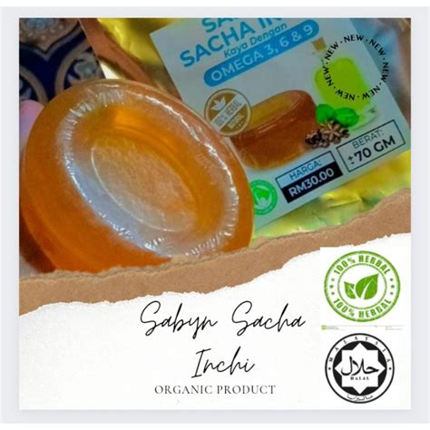 SABUN SACHA INCHI ORIGINAL ORGANIC PRODUCT Shopee Malaysia