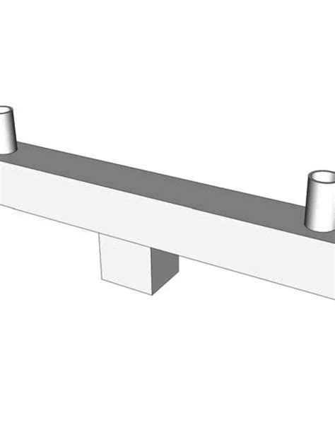 2 Light Fixture Square Inline Bullhorn Affordable Lighting