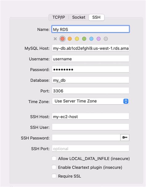 Connect To Amazon Rds Through Sshssm · Issue 1450 · Sequel Acesequel