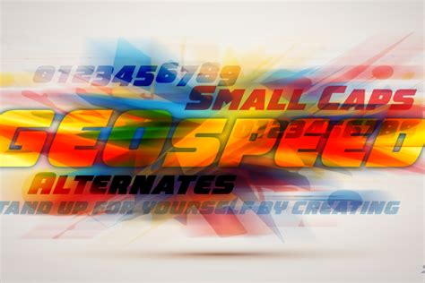 Geospeed Small Caps Font Defharo Fontspace