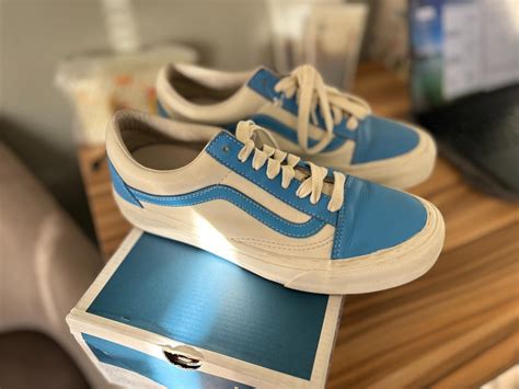 Vans Vault Old Skool Vlt Lx Bonnie Blue Marshmallow Gem