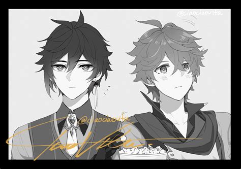 鍾離とタルタリヤ Genshin Impact Hoyolab