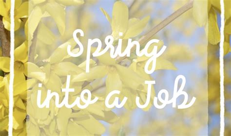 Spring Into A Job Matern Staffing