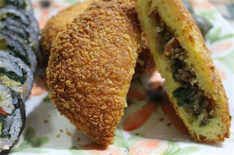 나물김밥 And 잡채고로케