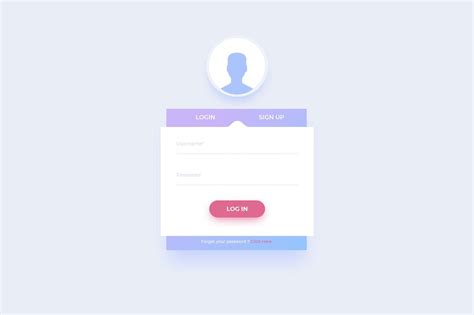 Login Screen Template
