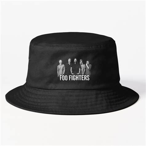 Foo Band Classic Logo Fighters Bucket Hat Foo Fighters Merch