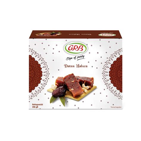 Grb Dates Halwa 200g Best Indian Grocery Store Online In Germany