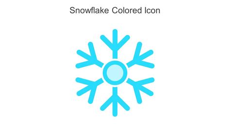 Snowflake Colored Icon In Powerpoint Pptx Png And Editable Eps Format Ppt Template