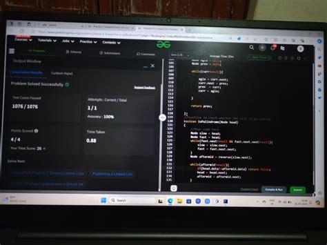 Satyam Singh On Linkedin Palindrome Linked List