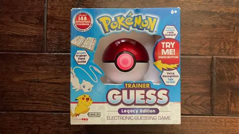 Pokémon Electronic Guessing Game Pokémon Mimics Alexa Youtube