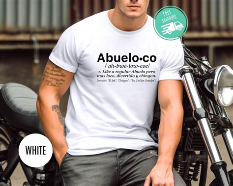 Abuelo Definition T Shirt Abuelo Shirt Spanish Grandpa Shirt New