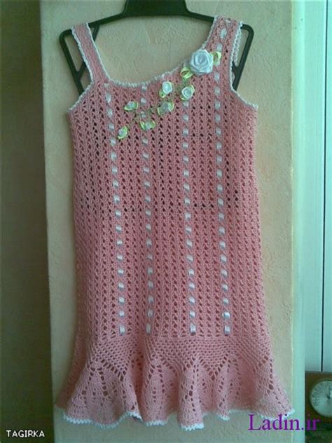 مدل لباس بافتنی دخترانه عکس لادین