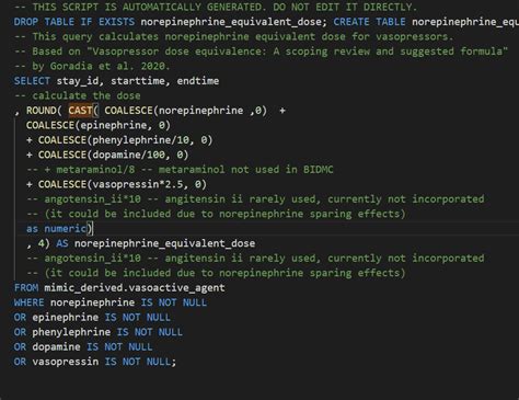 i run the mimic iv concepts convert bigquery to postgres sh ，and one