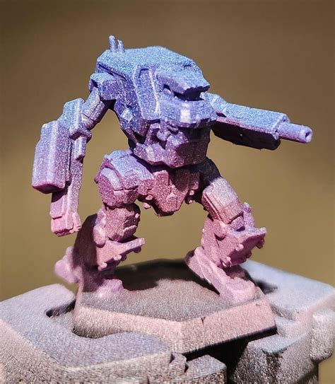 Second Time Airbrushing On Some Stl Prints For Practice R Battletech