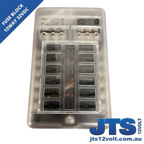 Fuse Block 12way 32vdc Fuse Block 12 Way Ats Fuse Jts12volt