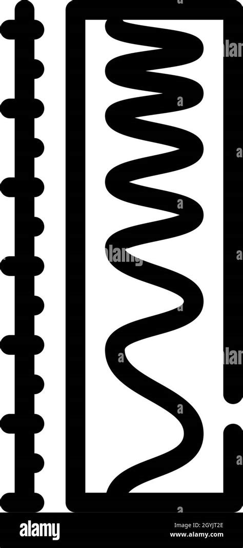 Scale Electromagnetic Line Icon Vector Illustration Stock Vector Image And Art Alamy