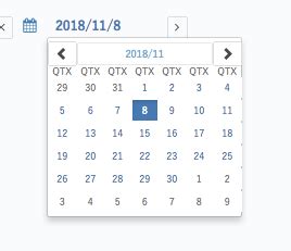 Angularjs Change Weekdays S Header In Datepicker Stack Overflow