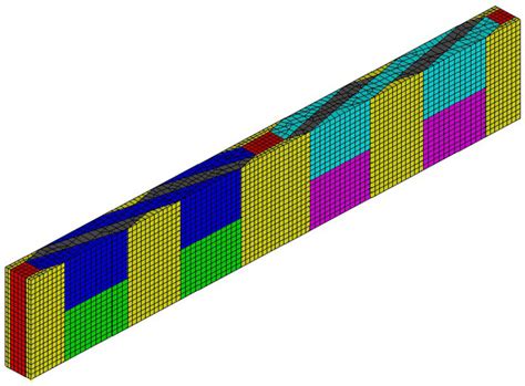 Finite Element Model Of Unit Cell Of 25d Braided Composites