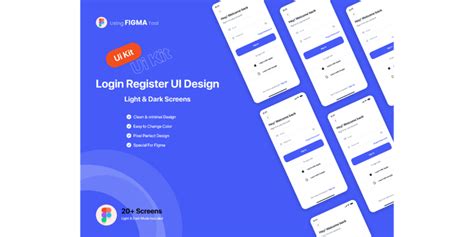 Sign In Sign Up And Reset Password App Screen Kit Figma