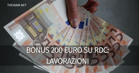 Bonus Euro Rdc Novembre Altre Lavorazioni Non A Tutti