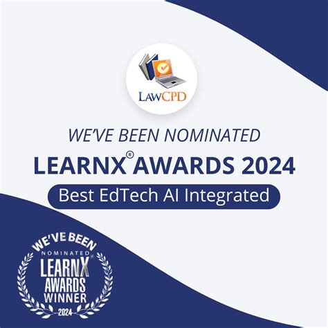 Learnx2024 Edtech Innovation Ai Awardnominee Lawcpd Au