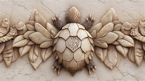 Seamless Bone Plated Armor Pattern With Tribal Engravings And