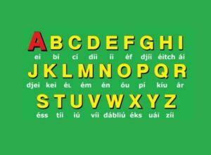 Cuántas letras tiene el alfabeto en inglés