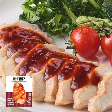 소프트 슬라이스 양념치킨 소스 닭가슴살 10팩 감도 깊은 취향 셀렉트샵 29cm