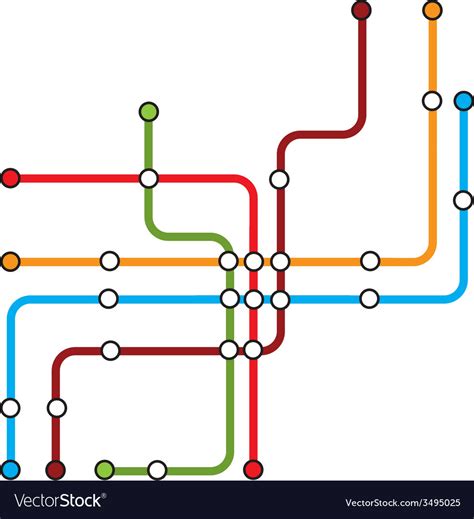 Metro Royalty Free Vector Image Vectorstock