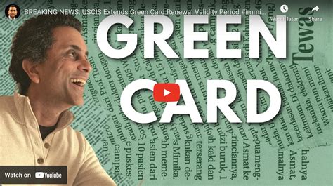 Uscis Extends Green Card Renewal Validity Period Ranchod Law Group