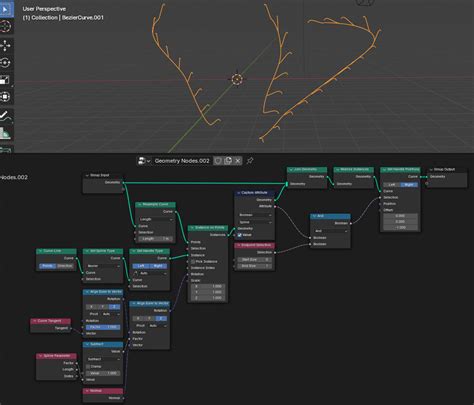 GN A Way To Rotate Realized Curves Modeling Blender Artists Community
