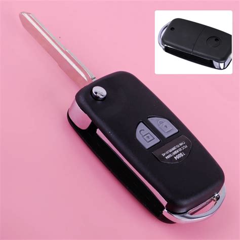 DWCX New Car Buttons Flip Folding Remote Key Fob Case Shell Fit For Suzuki Swift