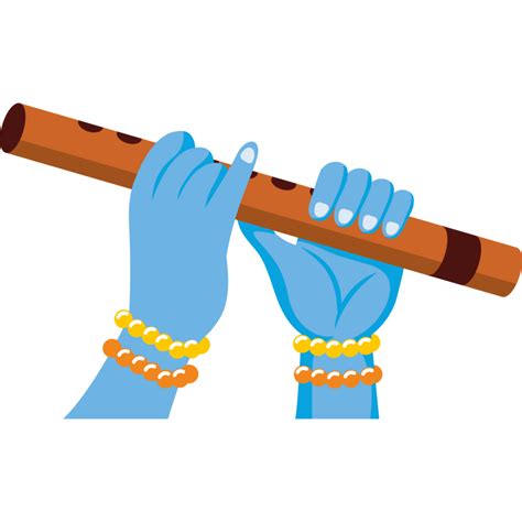 Lord Krishna Playing Bansuri In Janmashtami Festival 55784385 Png
