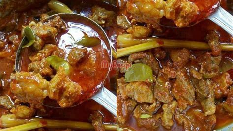Asam Pedas Daging Tetel Gerenti Sedap Sampai Menjilat Jari Dibuatnya