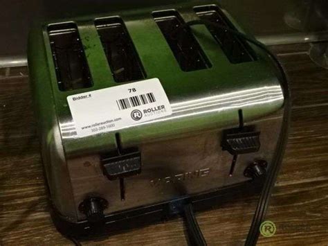 Waring Wct708 Commercial 4 Slice Toaster Roller Auctions