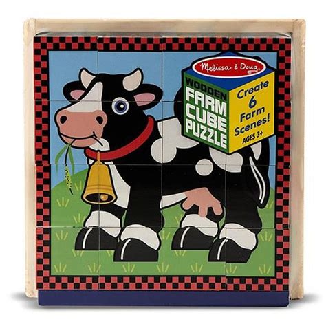 Rompecabezas Cubo Granja Melissa And Doug Plazavea Supermercado