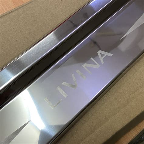 Full Cover Nissan Grand Livina Stainless Steel Side Step Sill Kicking Plate Garnish Moulding