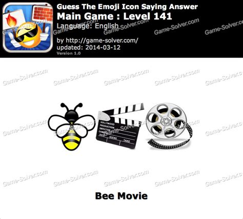 Emoji Icon Main Game Level 141 Game Solver
