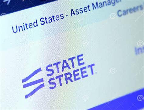 State Street Company Logo Editorial Photography Image Of American