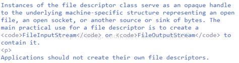 java io笔记（filedescriptor） filedescriptor close csdn博客