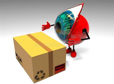 Spherical Robot Assistant 008 Stock Illustration Illustration Of