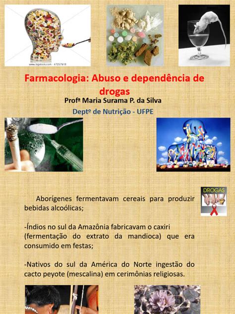 Abuso E Dependência De Drogas Pdf Drogas Psicoativas Neurotransmissor
