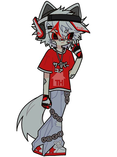 Cybercore But Its Red Ota On Toyhouse