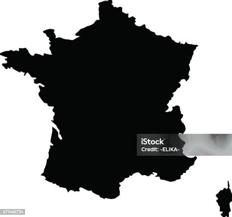 法國地圖向量圖形及更多側影圖片 側影 地圖 地圖學 Istock