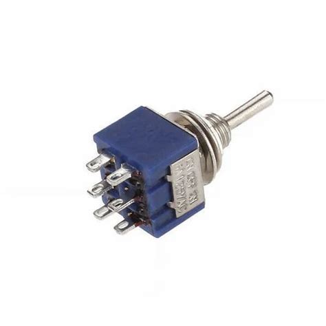 Blue Toggle Switch Double Pole Double Throw ON Guitar Way DPDT Switch Way Toggle